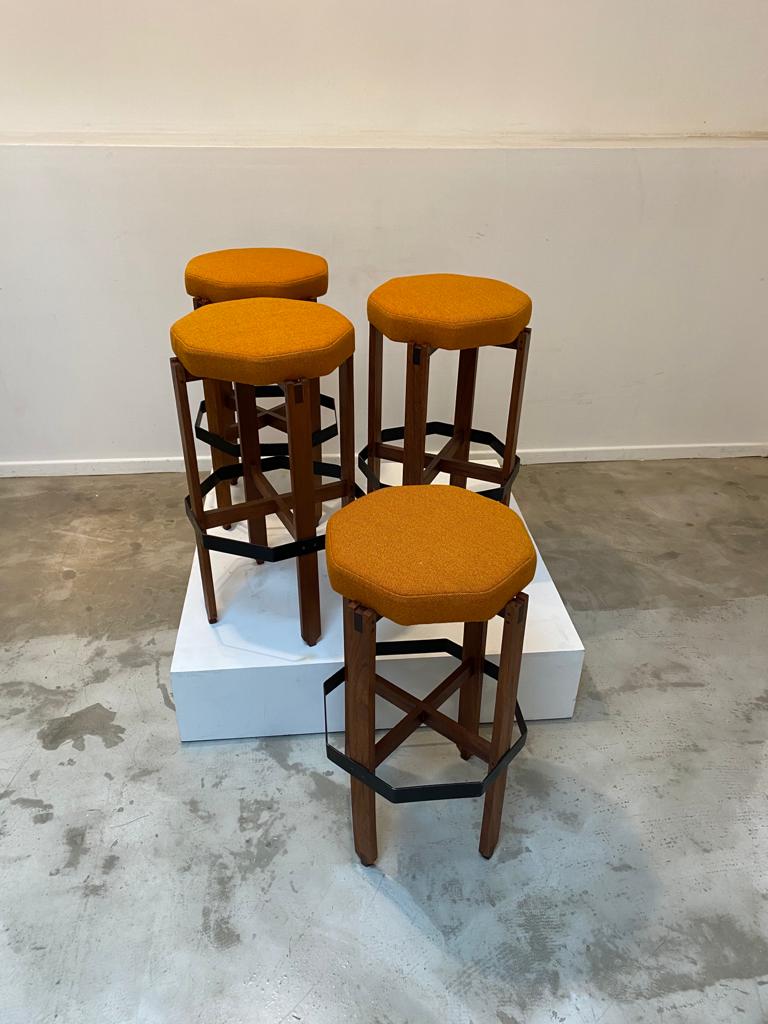 Set of 4 Italian bar stools - Ritter Studio